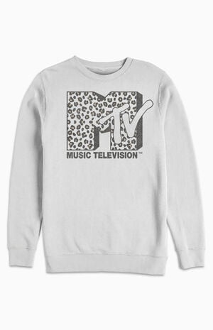 MTV Leopard Logo Sweatshirt | PacSun
