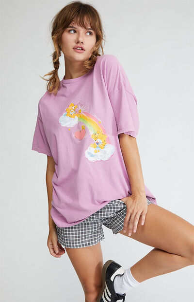Care Bears Love Rainbow Oversized T Shirt Pacsun