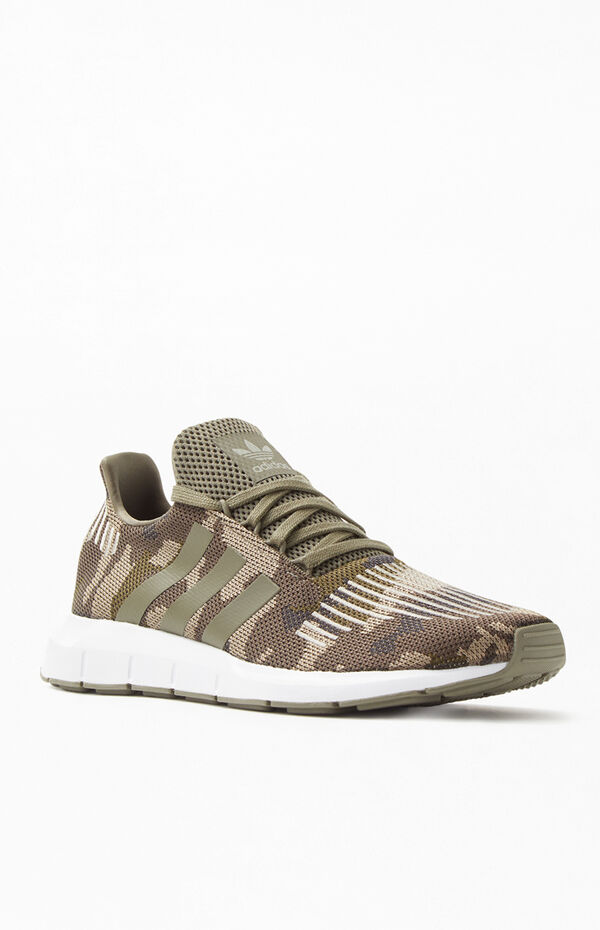 adidas Camo Swift Run Shoes | PacSun | Pacsun