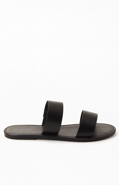 Pacsun Women's Pu Double Strap Sandals | PacSun