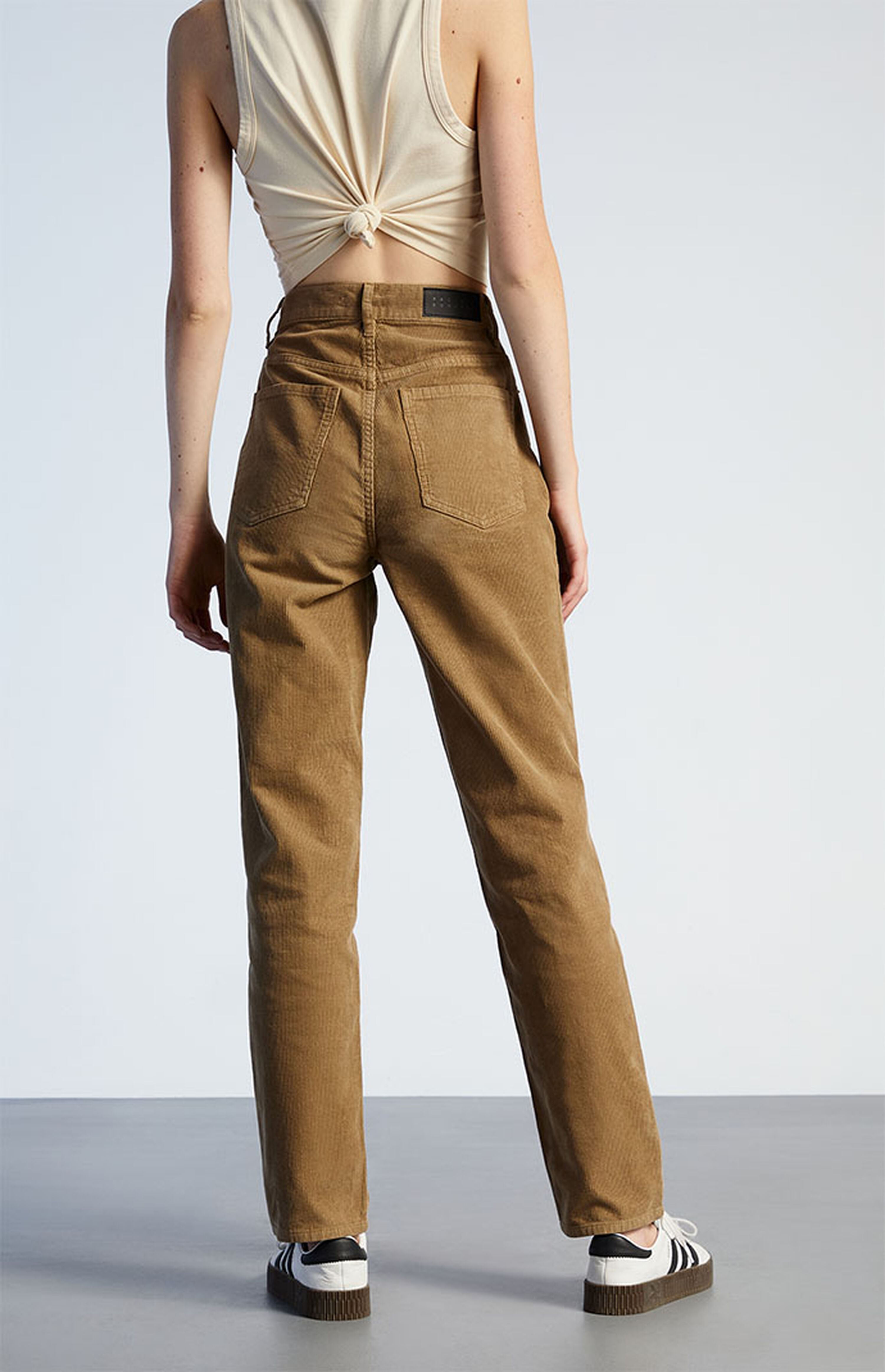 Pacsun Brown Corduroy Dad Jeans | Pacsun