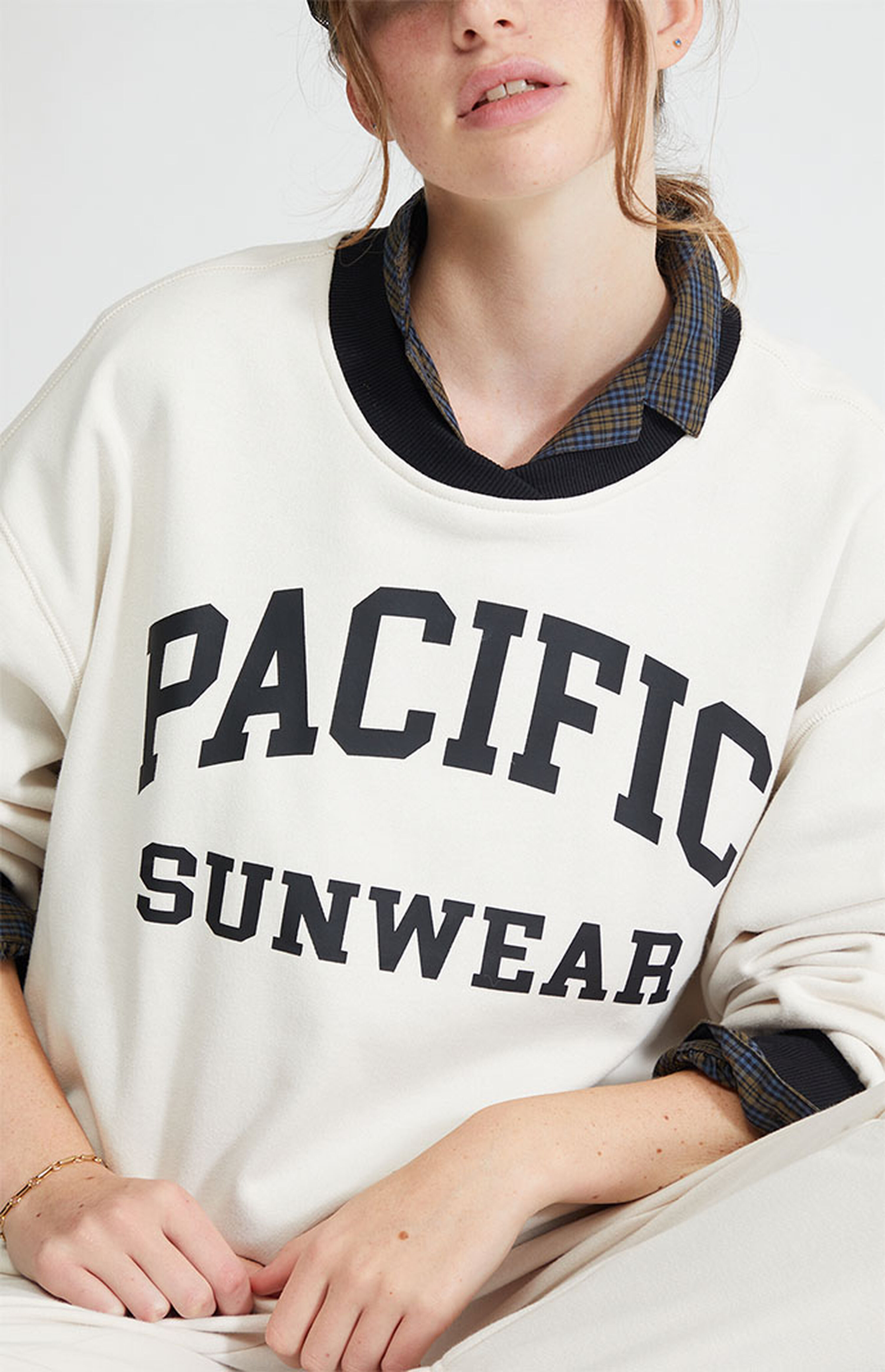 Pacsun Pacific Sunwear Surplice Oversized Sweatshirt | PacSun