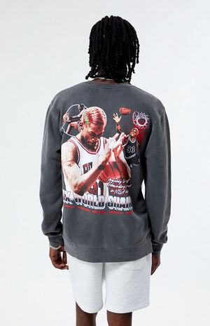 RODMAN BRAND On Fire Crew Neck Sweatshirt | PacSun