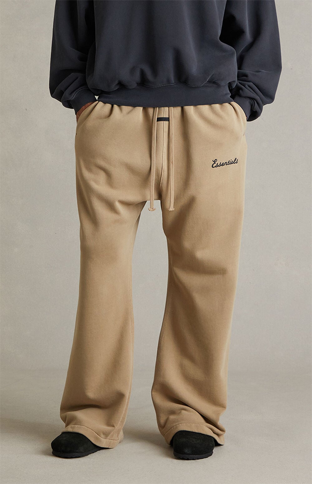 Fear of God ESSENTIALS Faded Dune Training Classic Flare Sweatpants ...
