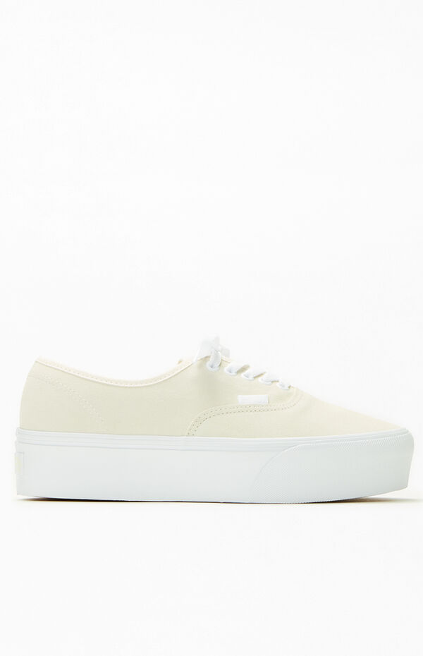Vans White Authentic Stackform Sneakers | Pacsun