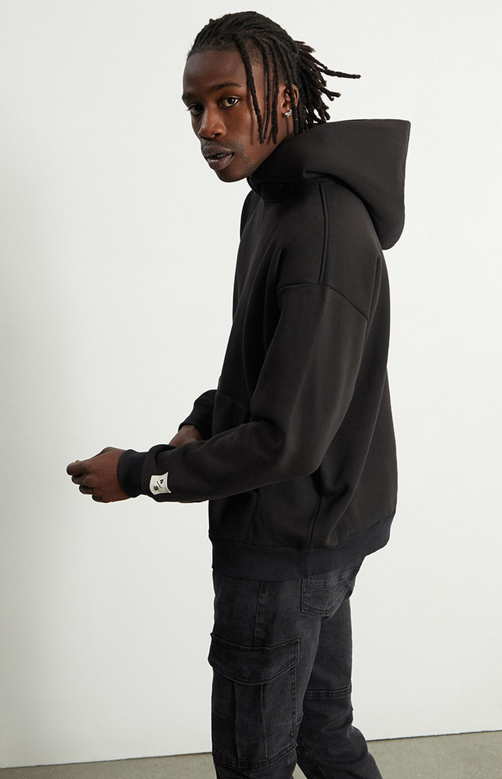 Pacsun Black Solid Hoodie | PacSun