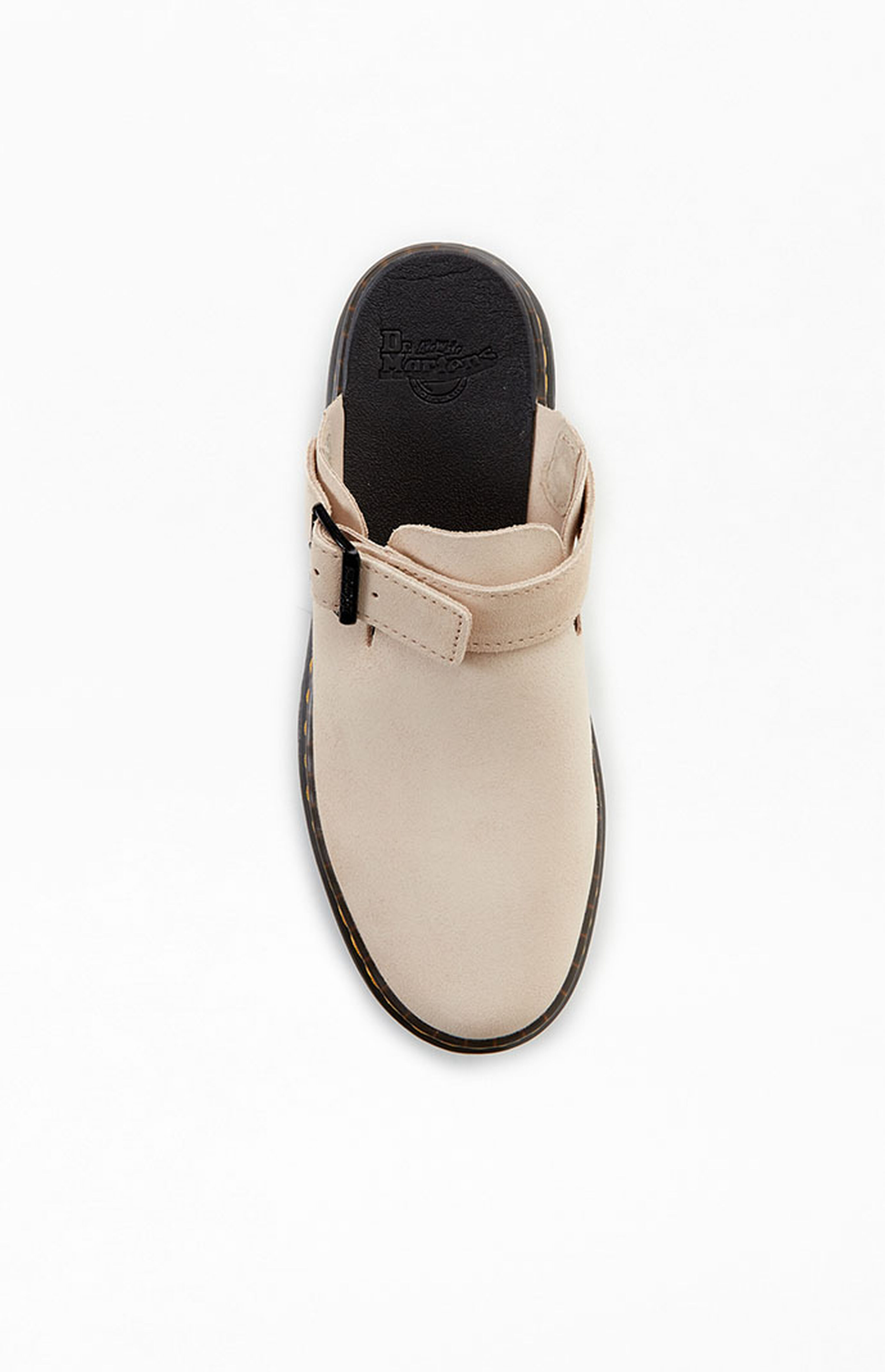 Dr Martens Women's Cream Carlson Suede Slingback Mules | Pacsun