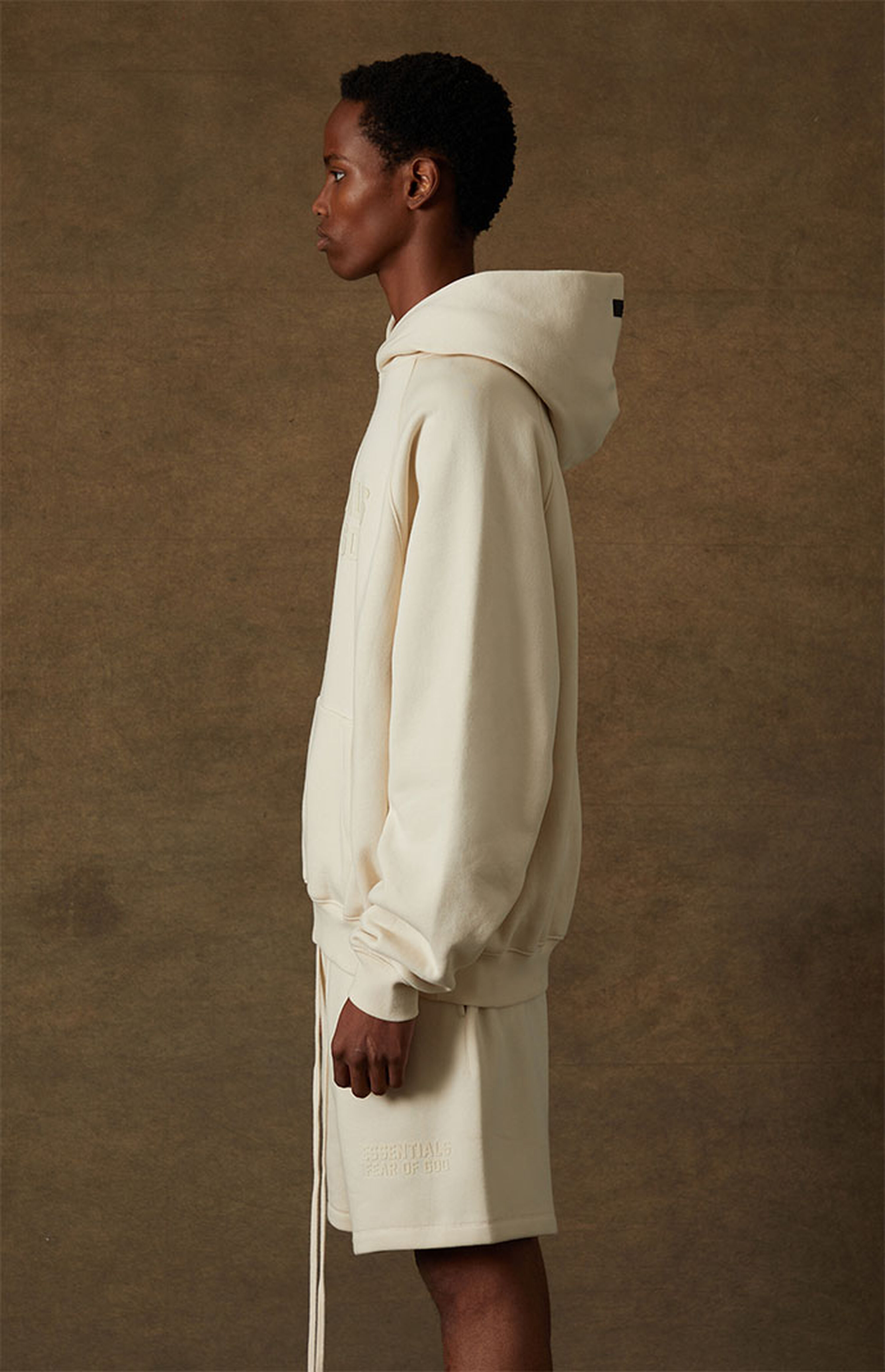 Fear of God Essentials Egg Shell Hoodie | PacSun