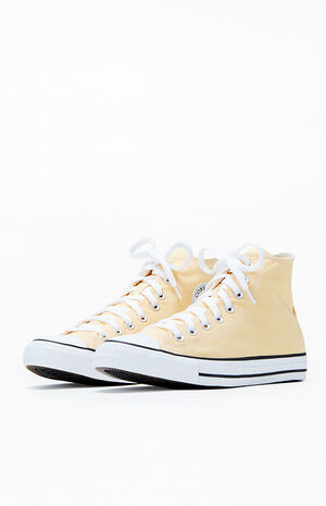 all yellow converse