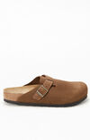 Birkenstock Boston Corduroy Clogs Dark Tea | Pacsun