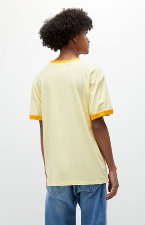 Pacsun Yellow Ringer T-Shirt | PacSun