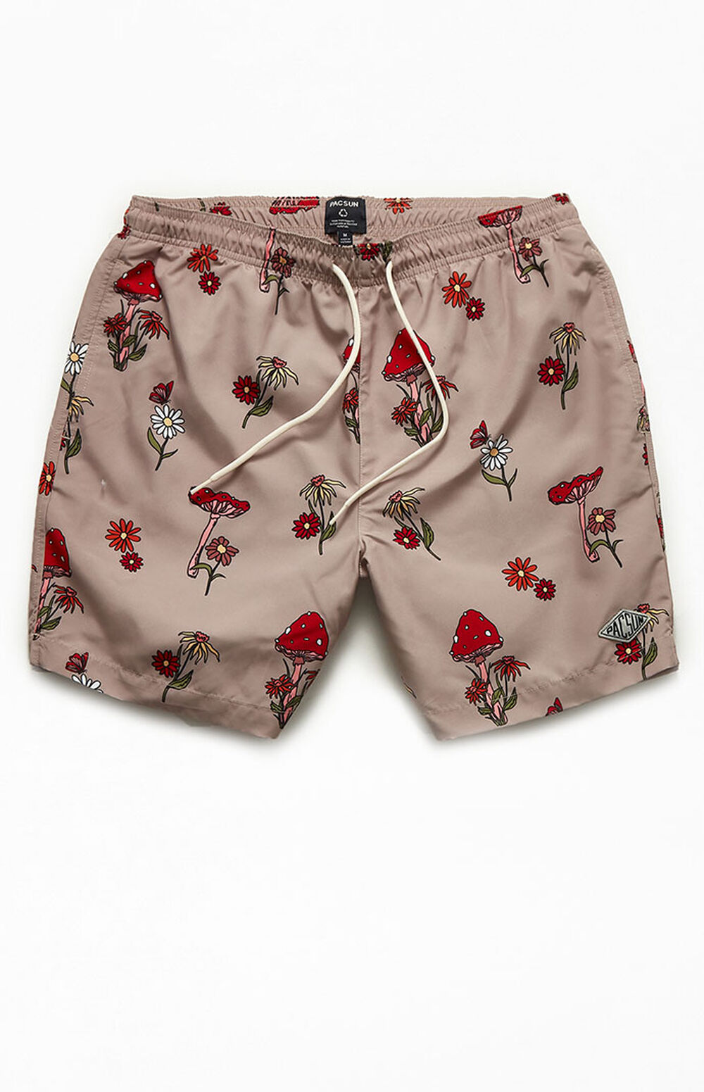 Pacsun Recycled Shrooms 17" Swim Trunks | Pacsun