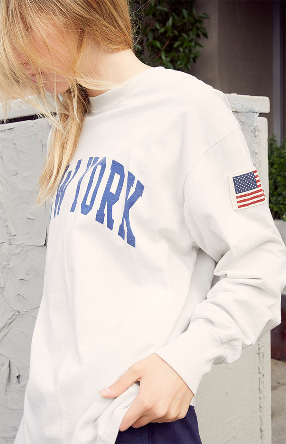 John Galt New York Patch Long Sleeve T-Shirt | PacSun