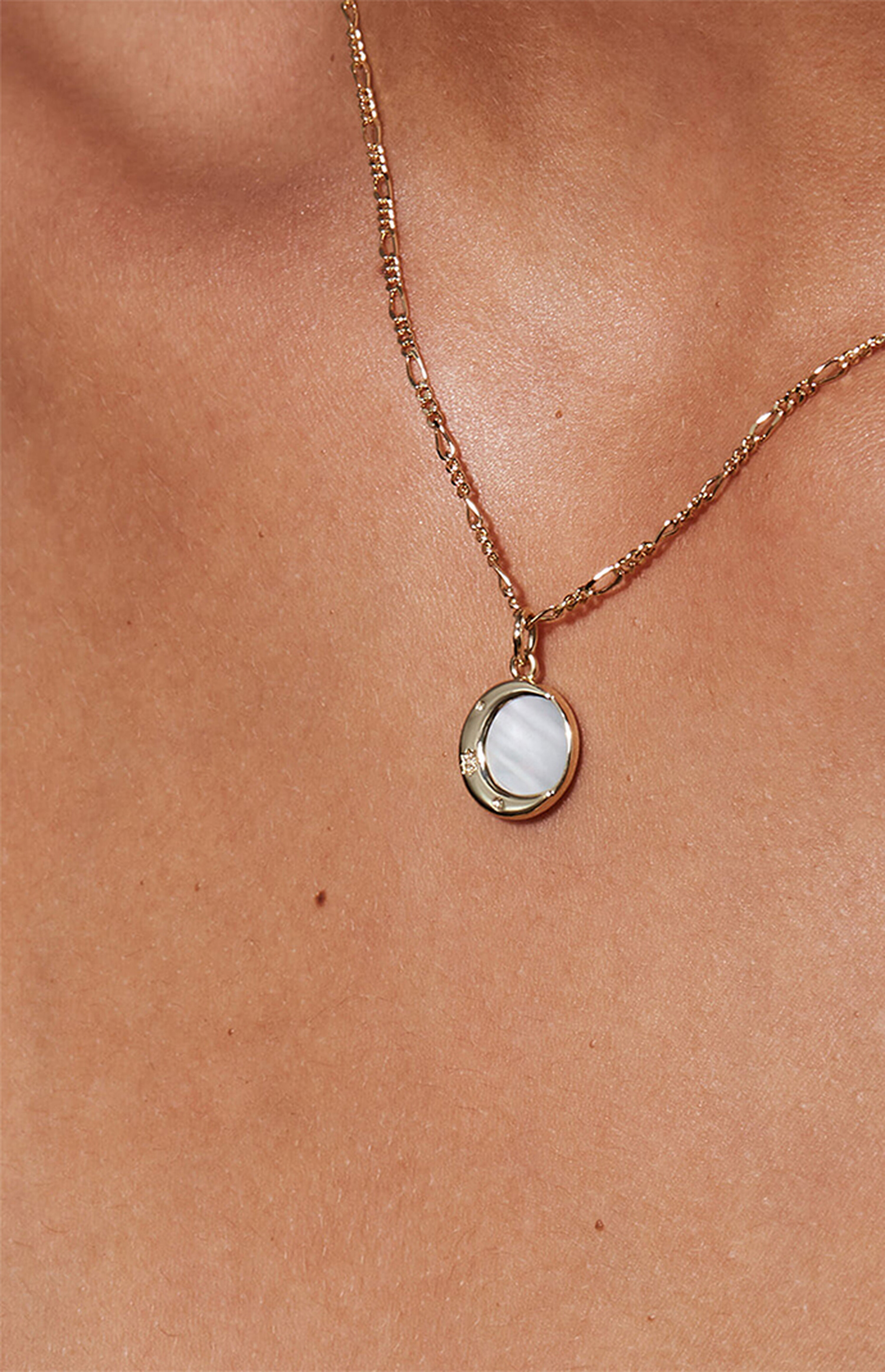 Ana Luisa Mei Moon Pendant Necklace | Pacsun
