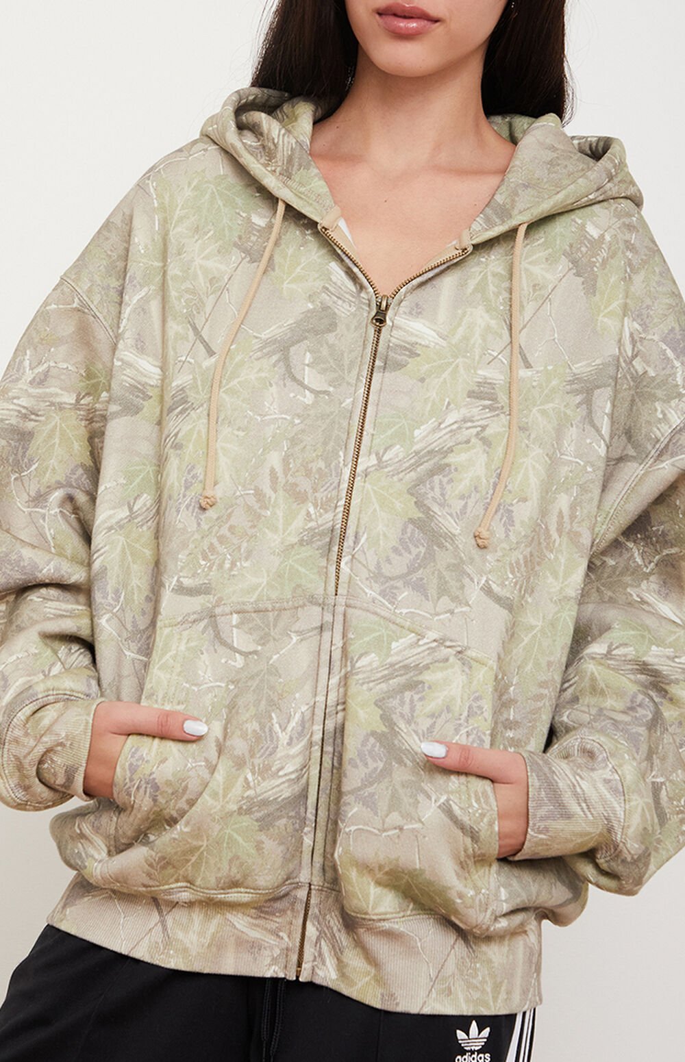 Pacsun Camo Tree Zip Up Hoodie | PacSun