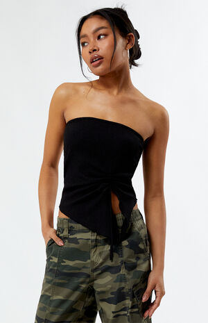 LA Hearts Strapless Ruched Tube Top | PacSun