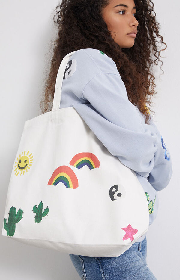 Coney Island Picnic Art Doodles Tote Bag | PacSun