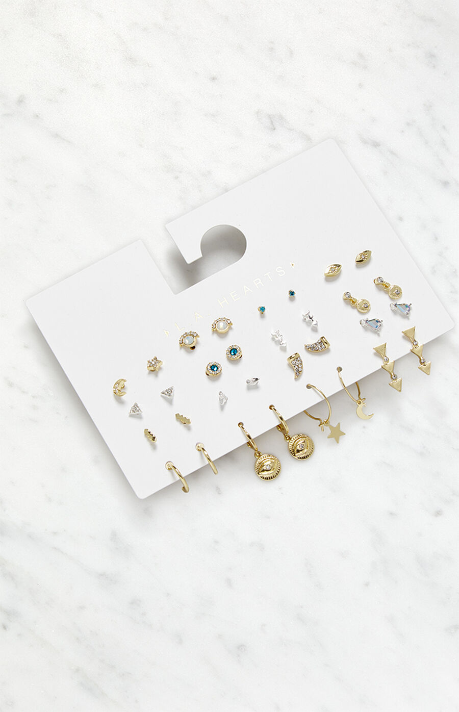 LA Hearts Eye Earring 16-Pack | PacSun | PacSun