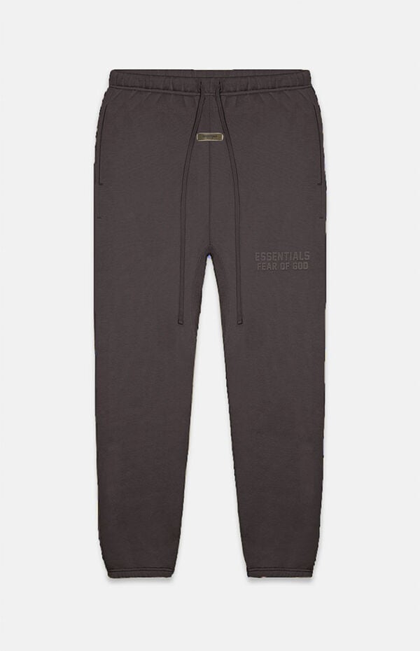 Fear of God Essentials Off Black Sweatpants | PacSun
