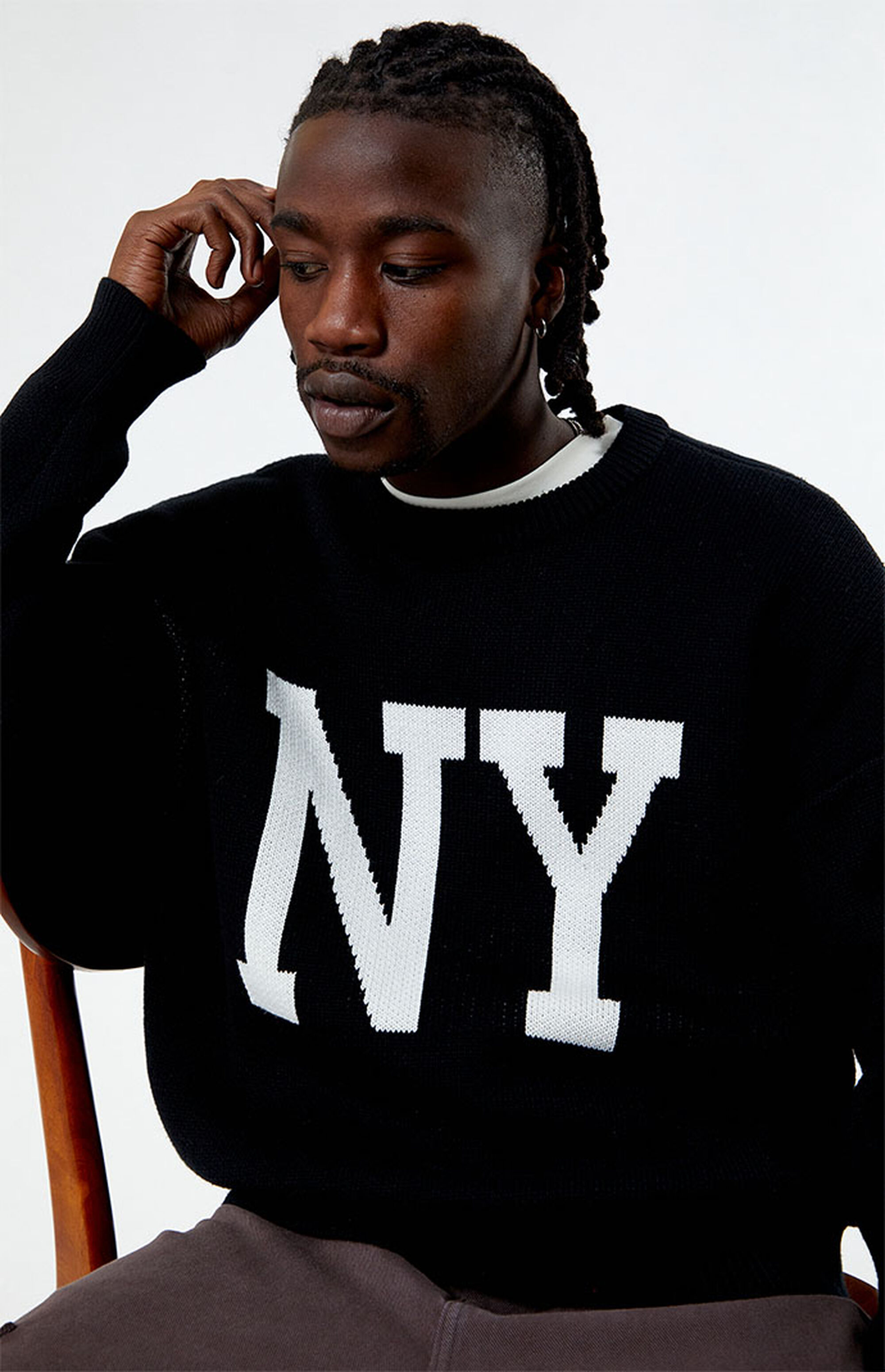 Pacsun NY Cropped Sweater | Pacsun