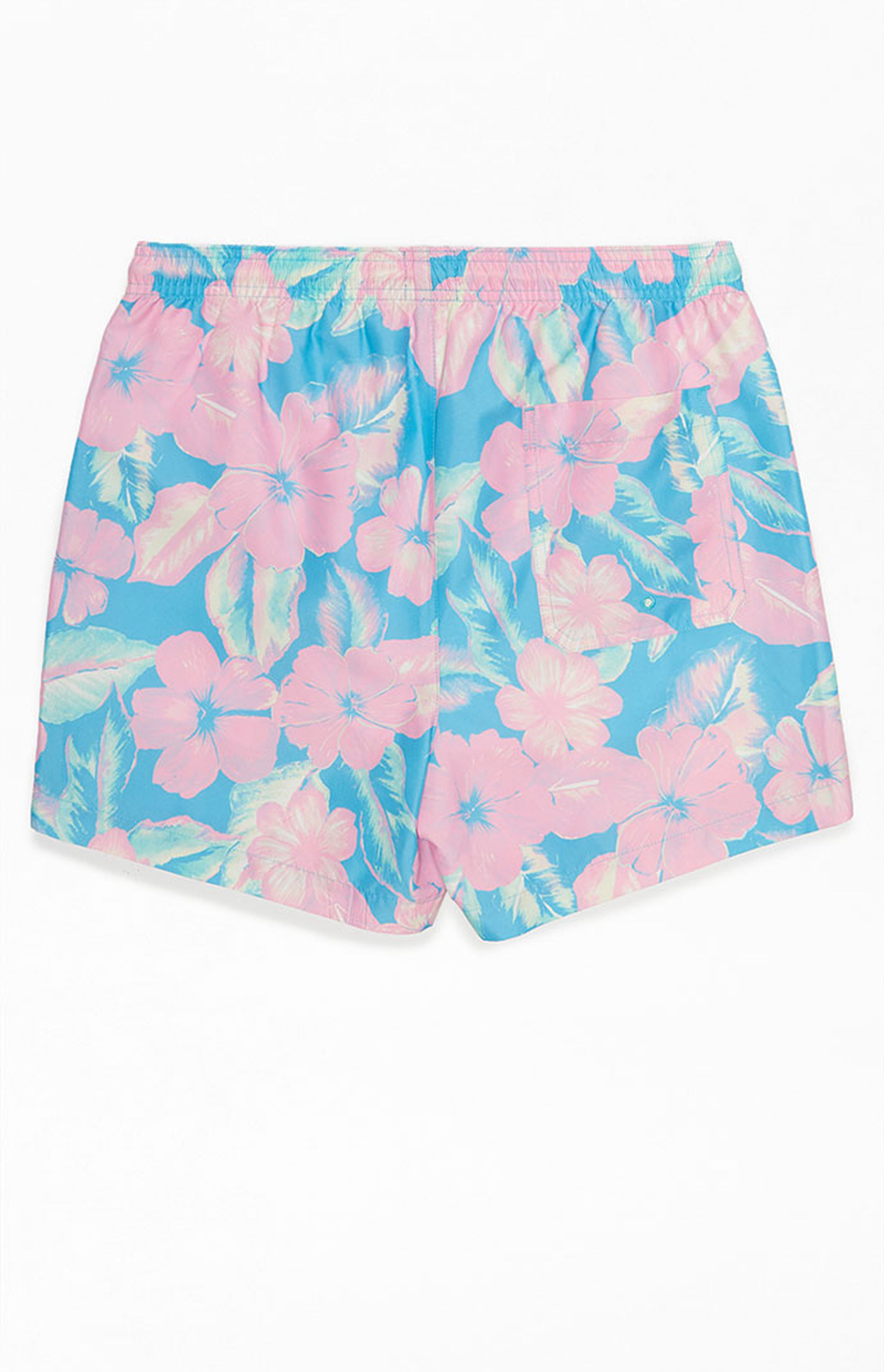 Pacsun Recycled Hibiscus 15" Swim Trunks | PacSun