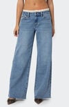 Edikted Karlie Lace Trim Jeans | PacSun