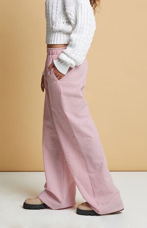 Beverly and Beck Red Striped Crinkle Boxer Pajama Pants | PacSun