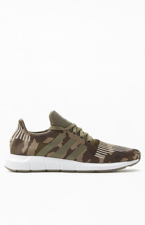 adidas Camo Swift Run Shoes | PacSun | Pacsun