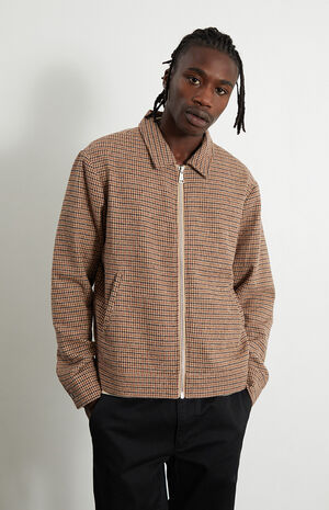 Pacsun Houndstooth Gas Jacket | PacSun