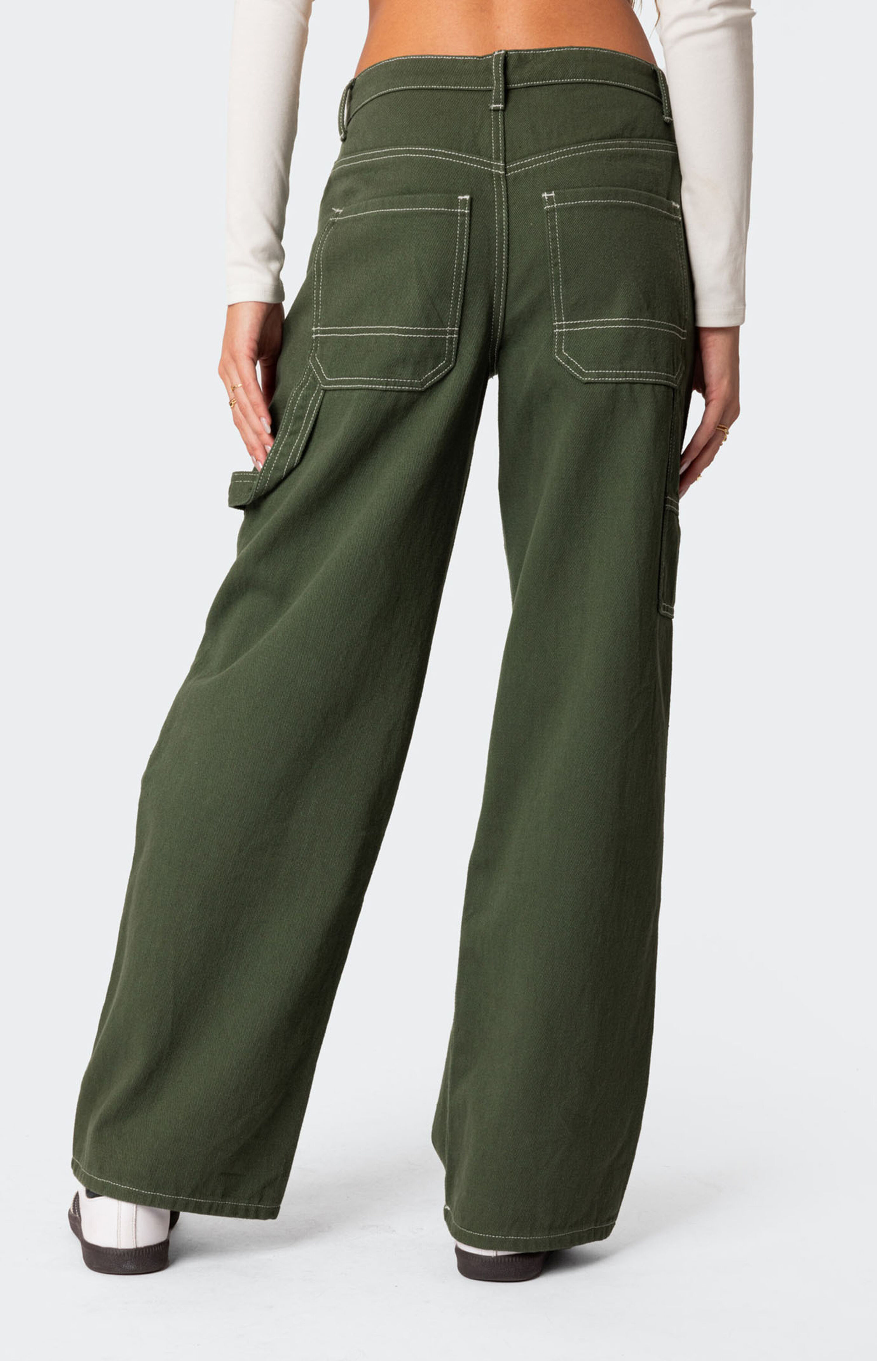 Edikted Brenda Low Rise Carpenter Jeans | PacSun