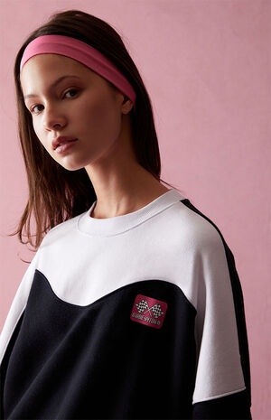 Barbie Racer Crew Neck Sweatshirt | Pacsun