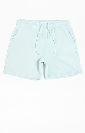Pacsun Light Blue Fleece Volley Shorts | PacSun