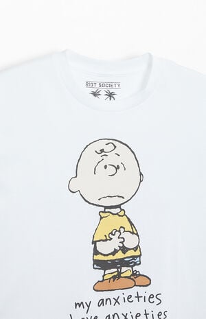 Riot Society Peanuts Charlie Brown Anxiety T-Shirt | PacSun