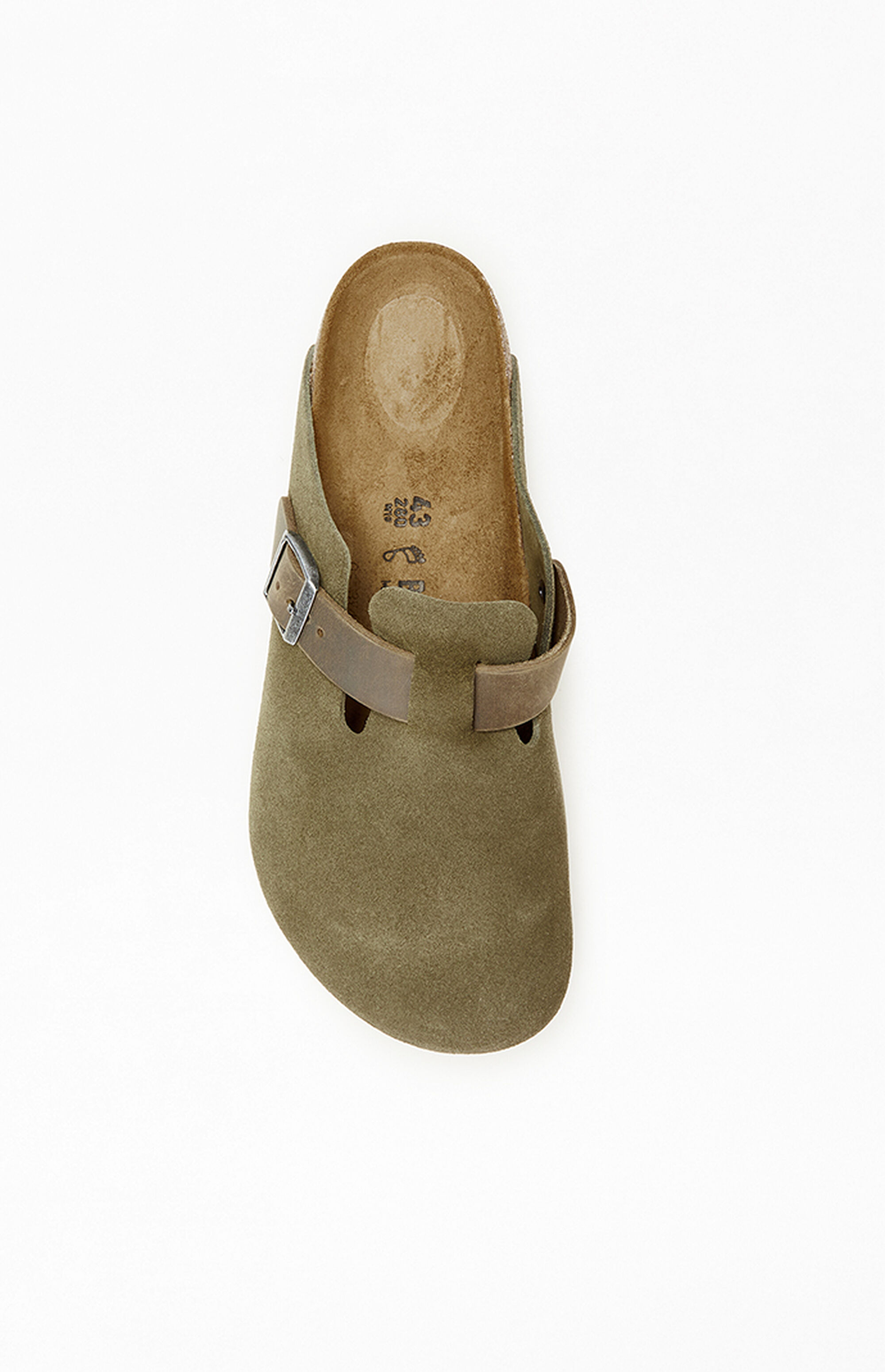 Birkenstock Boston Mixed Leather Clog Thyme | Pacsun