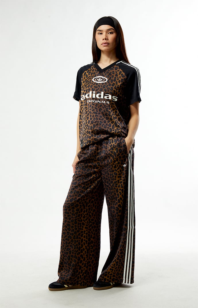 adidas pants leopard