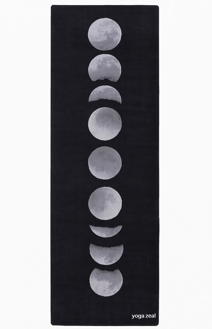black moon phase mat